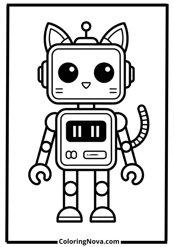 20 Simple Coloring Pages - Free PDF Printables - Coloring Feel